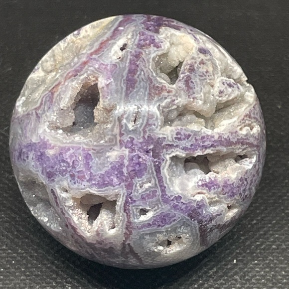 Accents | Purple Sphalerite Druzzy Sphere | Poshmark